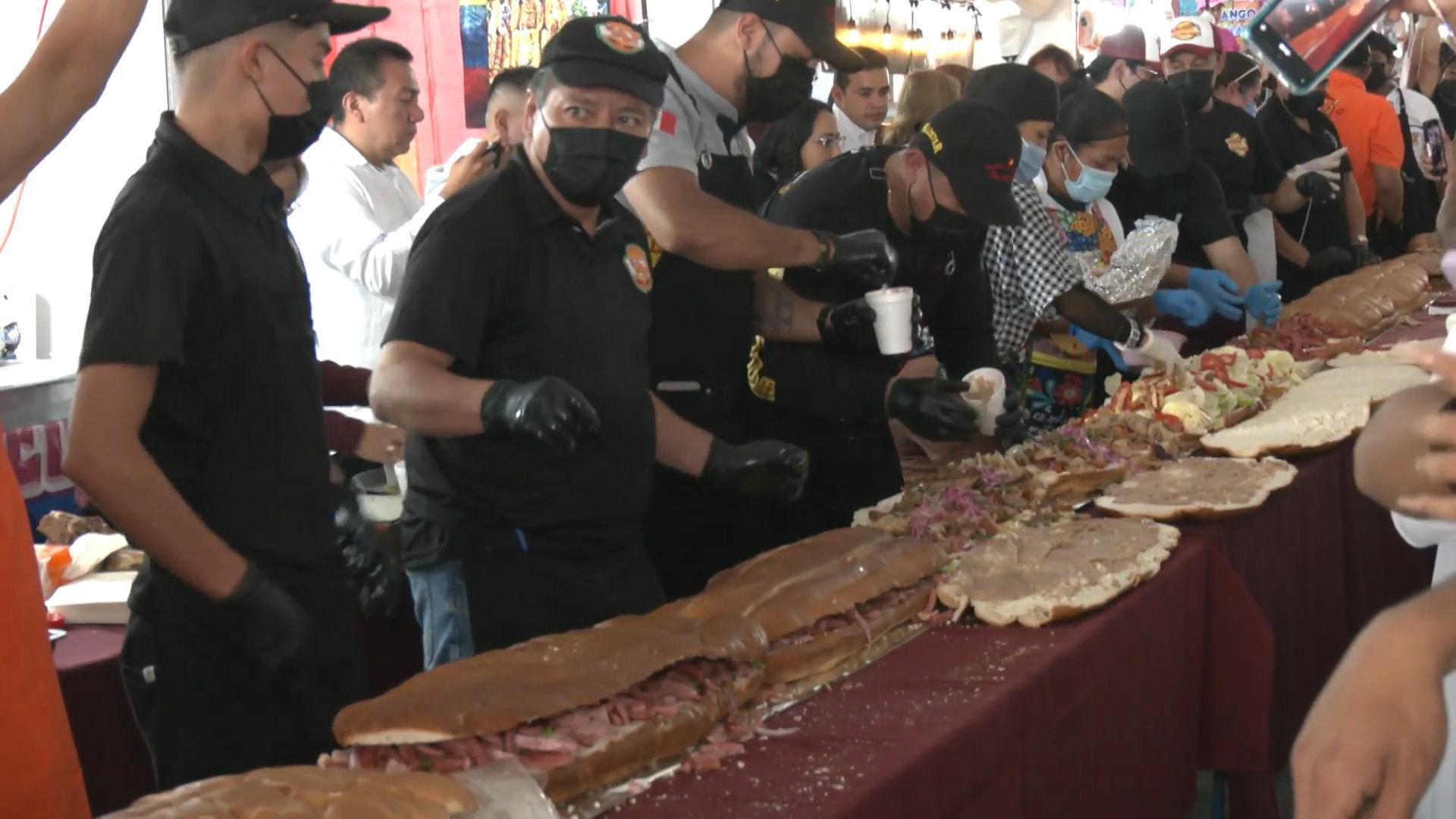 Who ordered the 250-foot long? Mexico City's 'Torta Fair' in mammoth ...