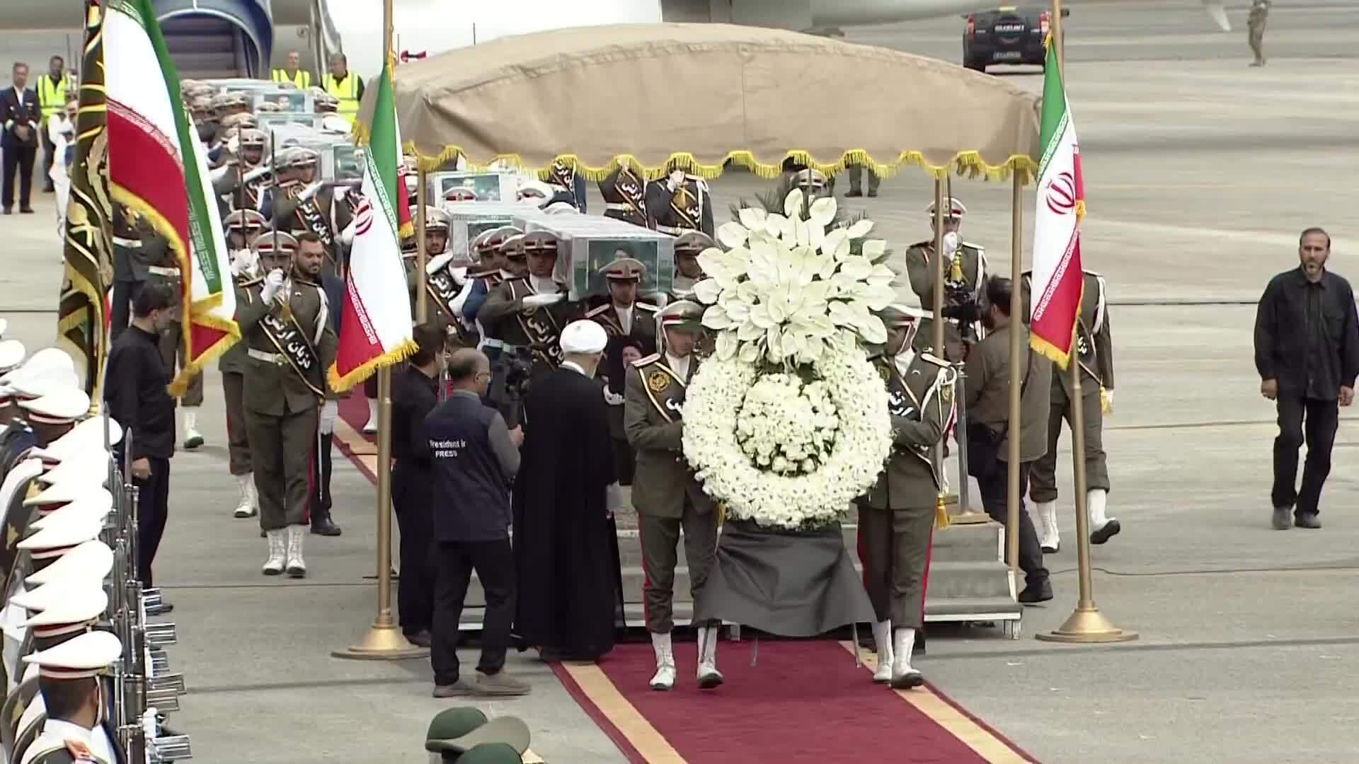 Bodies of Iran's Raisi and other helicopter crash victims arrive at ...