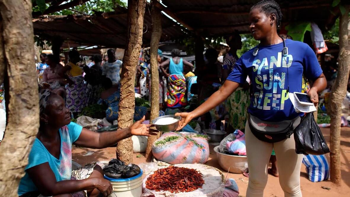 Swap till you drop! - People exchange goods without money at Togoville ...