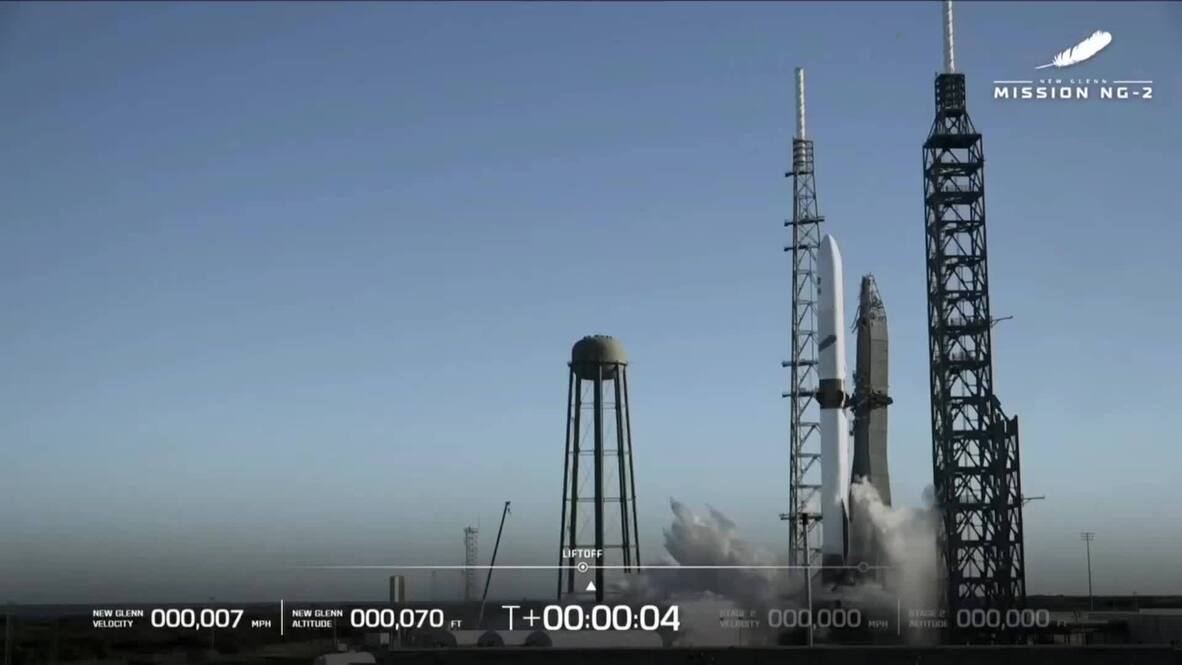Escape to Mars! Blue Origin's New Glenn NG-2 launches NASA's ESCAPADE ...