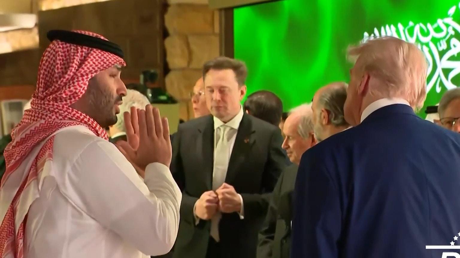 Trump, Musk and MBS attend event at UNESCO world heritage site at Saudi Arabia's At-Turaif ...