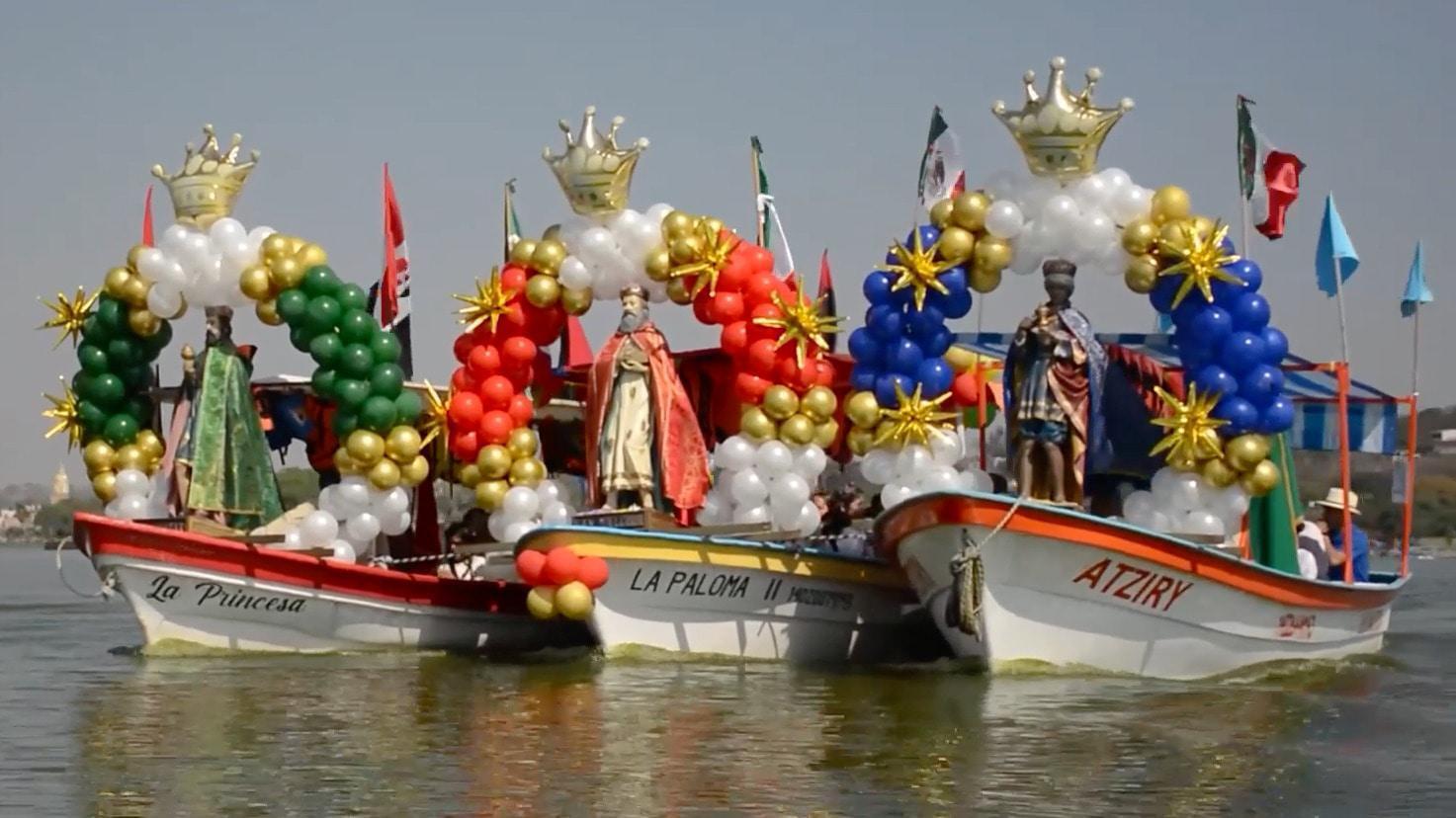 Three Men in a Boat - Magi trade camels for canoes at traditional ...