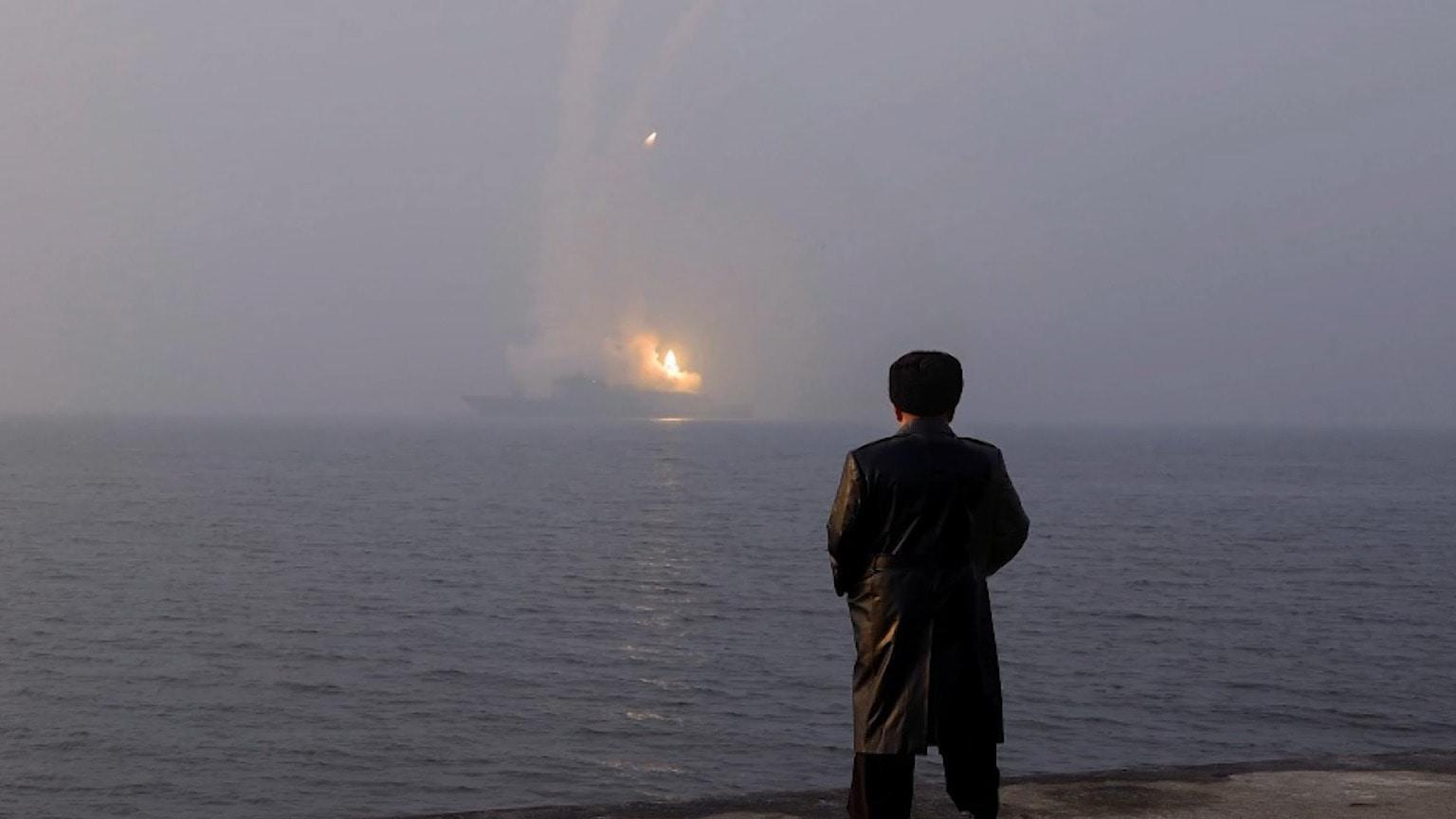 Navy goes nuclear - DPRK’s Kim inspects new 5,000-tonne destroyer ...