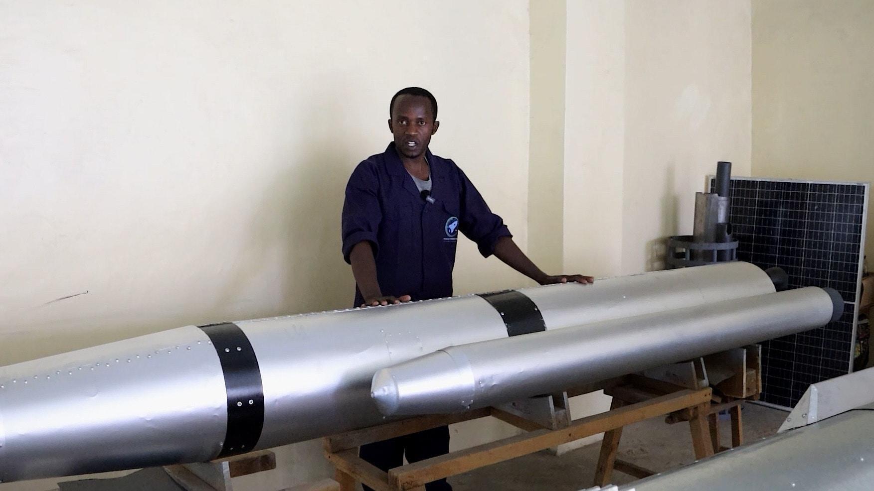 Nairobi's rocket man! - Construction worker builds massive homemade ...