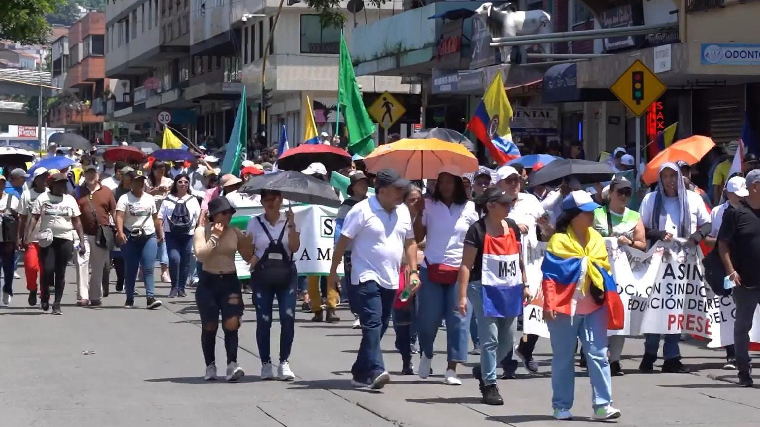 'People are tired, we demand our rights' – Thousands take to Cali ...