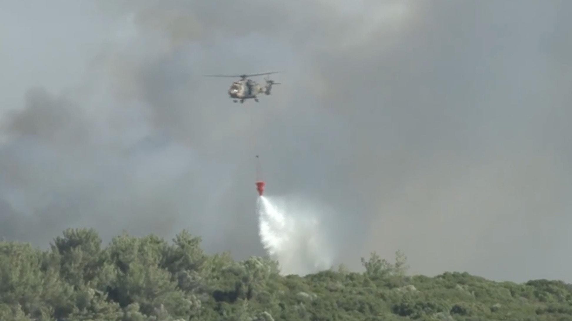 Turkey wildfires - Firefighting helicopters continue to battle massive ...