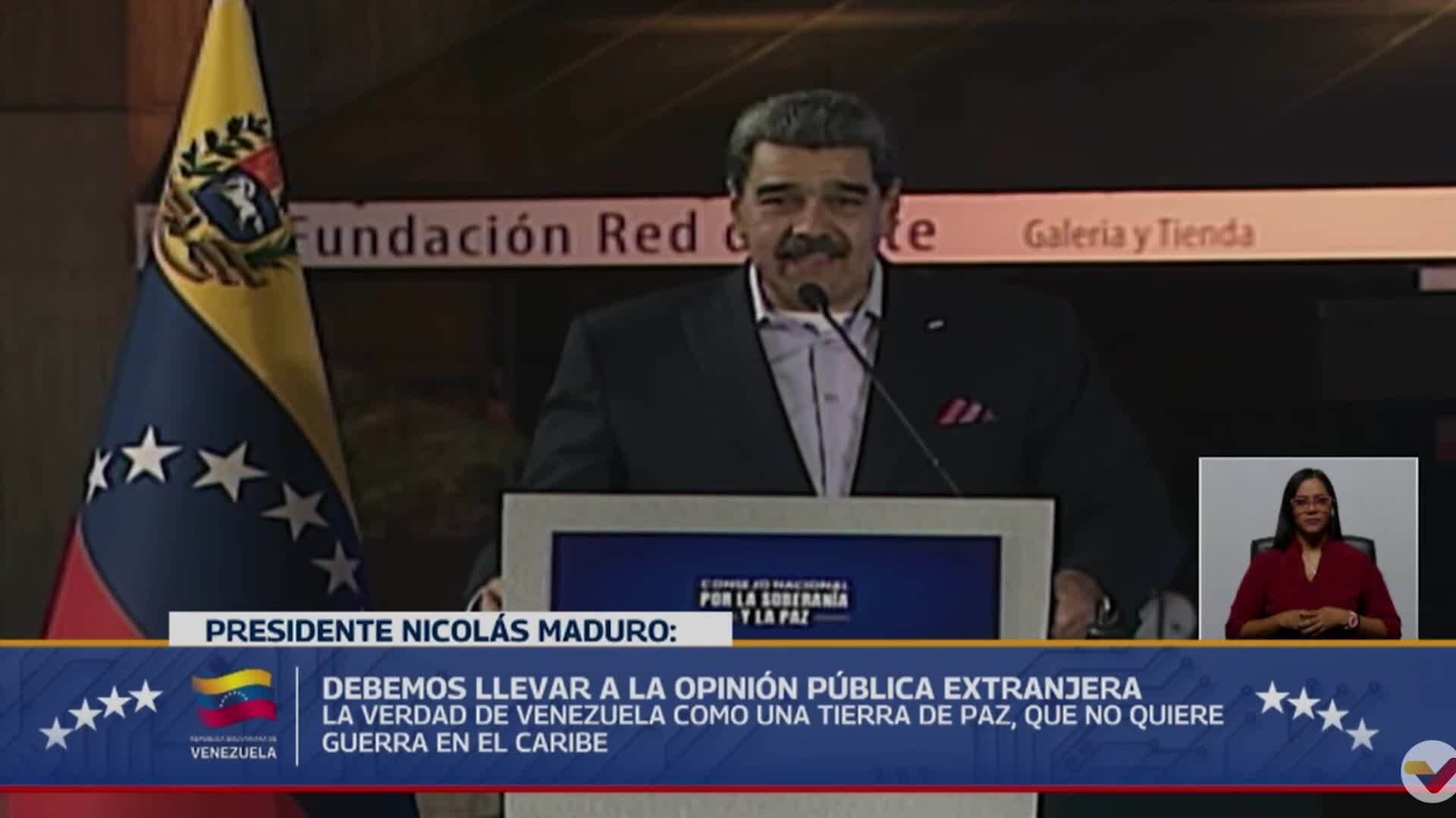 'Not war, yes peace' - Maduro addresses US citizens in English ...