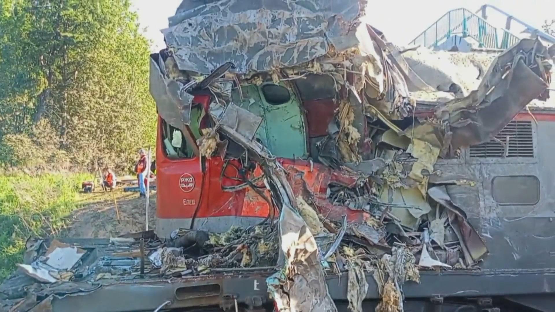 Blood, wrecked vehicles, and scattered belongings at scene after tragic ...