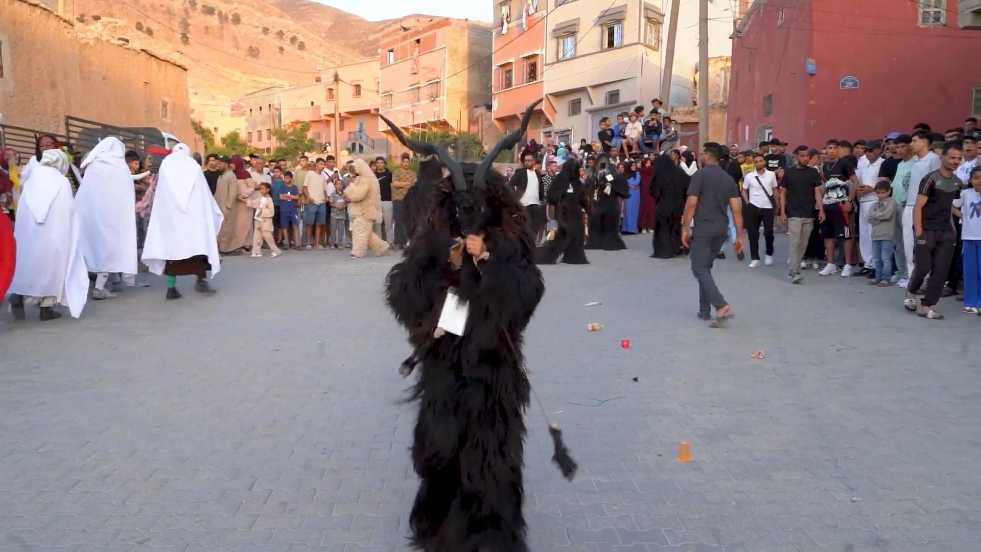 'Ancient traditions' - Moroccans bring Boujloud ritual back to life for ...