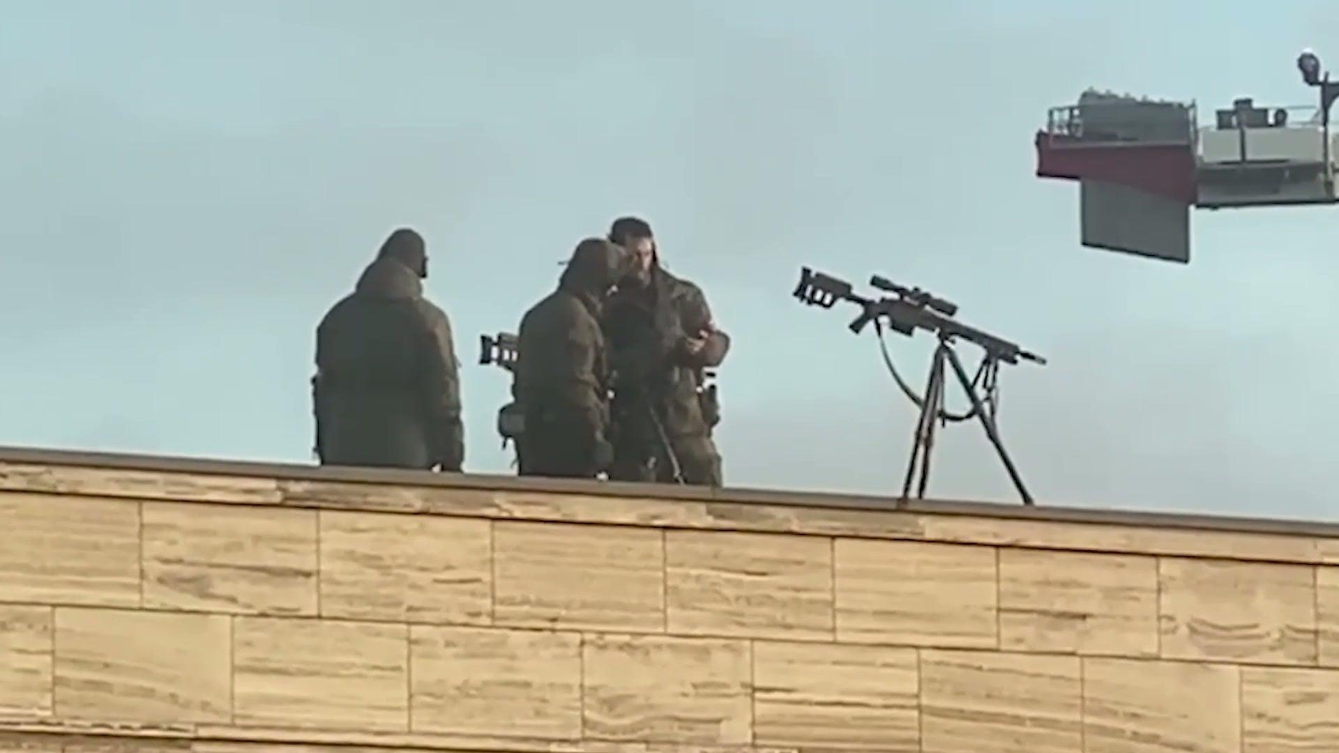 Snipers on the roof - Intense security in Berlin as Ukraine talks enter ...