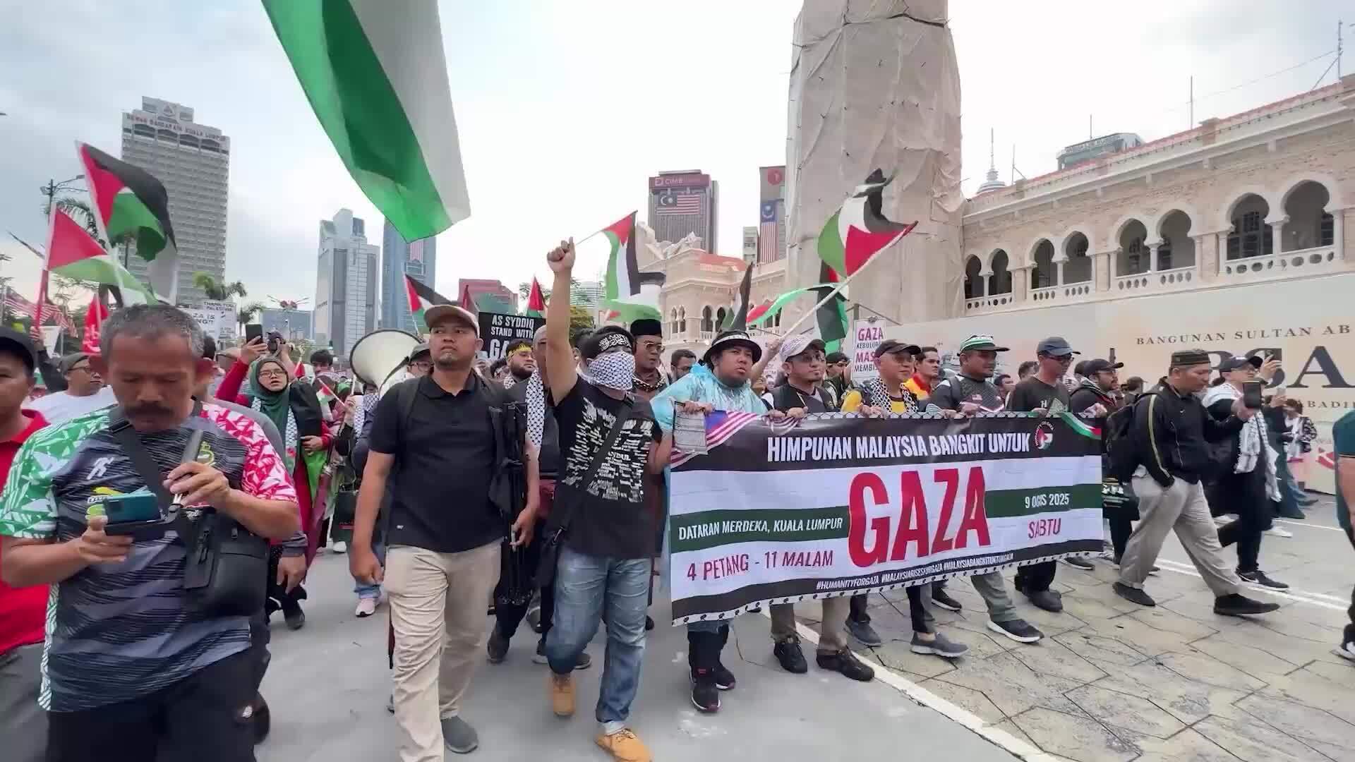 'Gaza we have failed you' - Thousands rally in Kuala Lumpur, demanding ...
