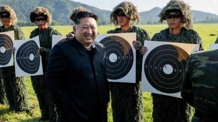 Ready, aim, fire! Kim Jong-un visits DPRK's army training base ...