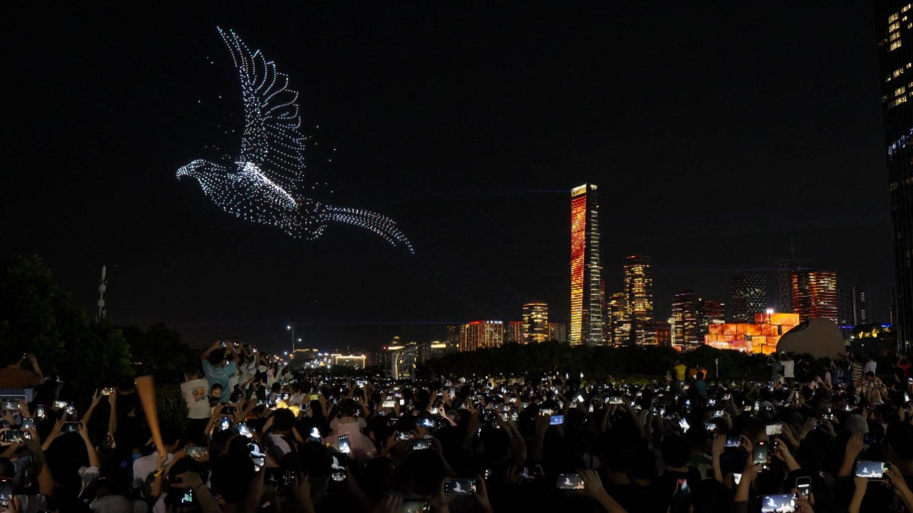 Sky high celebrations! China's Shenzhen marks 45 years of economic ...