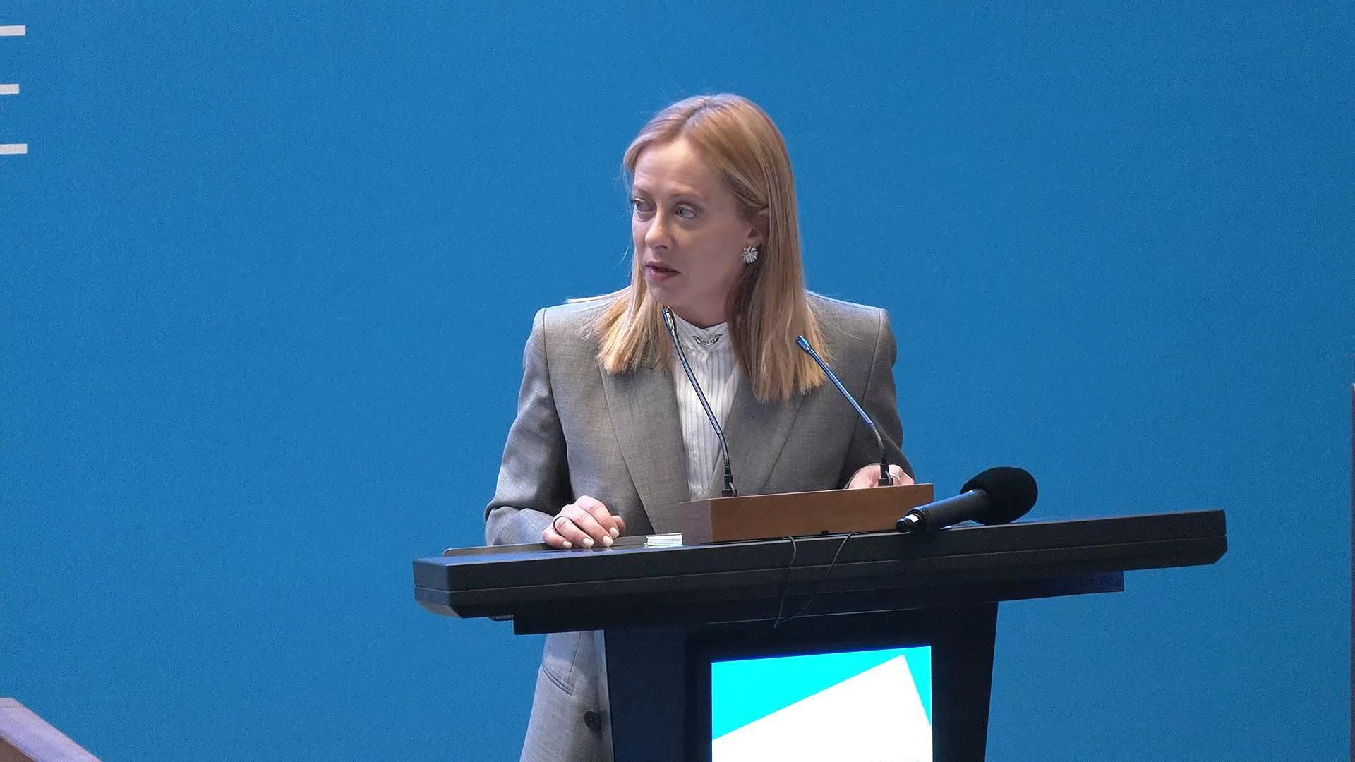 'Food is a right... and first step to independence' - Italy's Meloni at ...