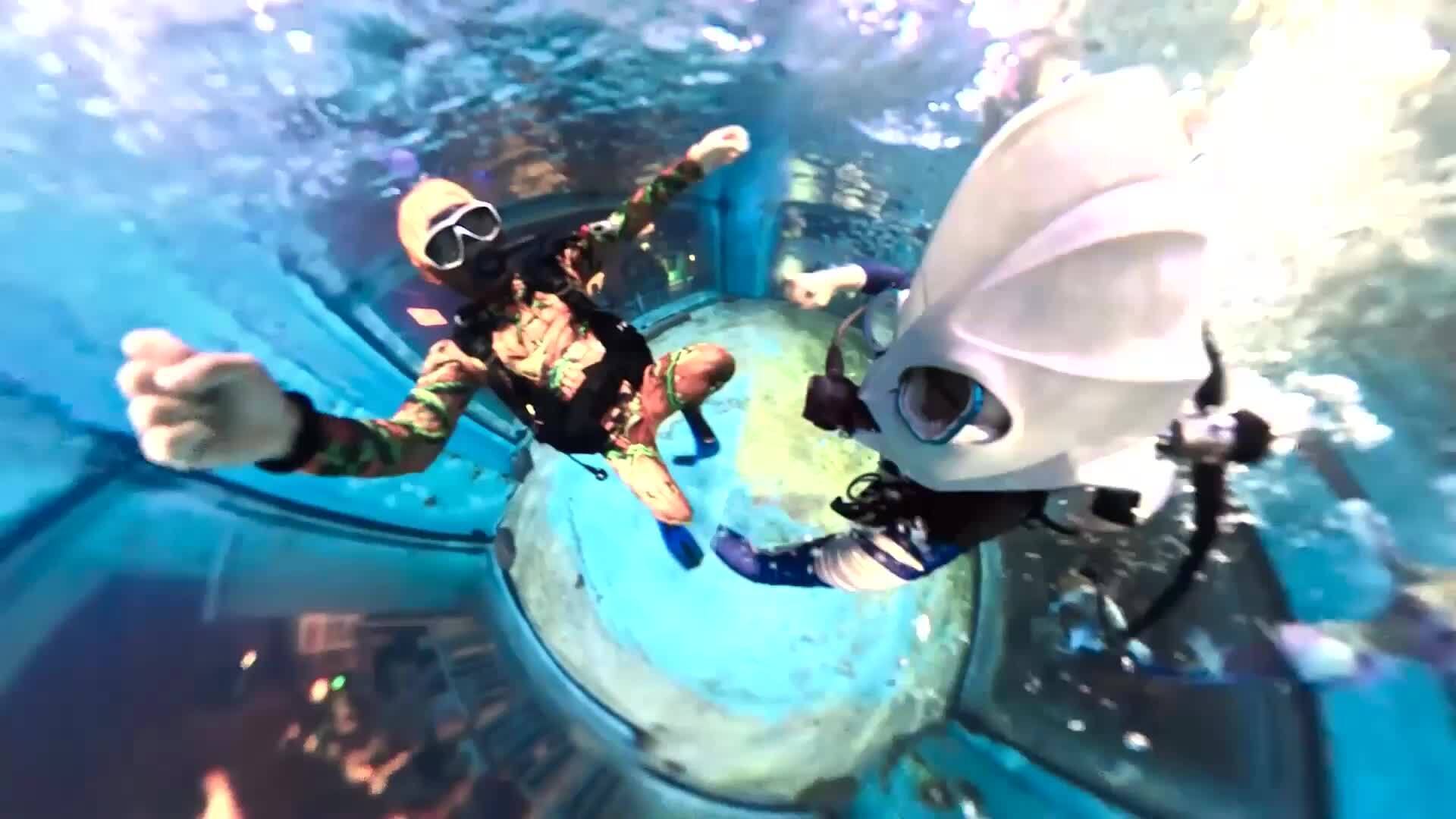 Deep-sea drama! Japanese sci-fi superhero Ultraman battles sea monster ...