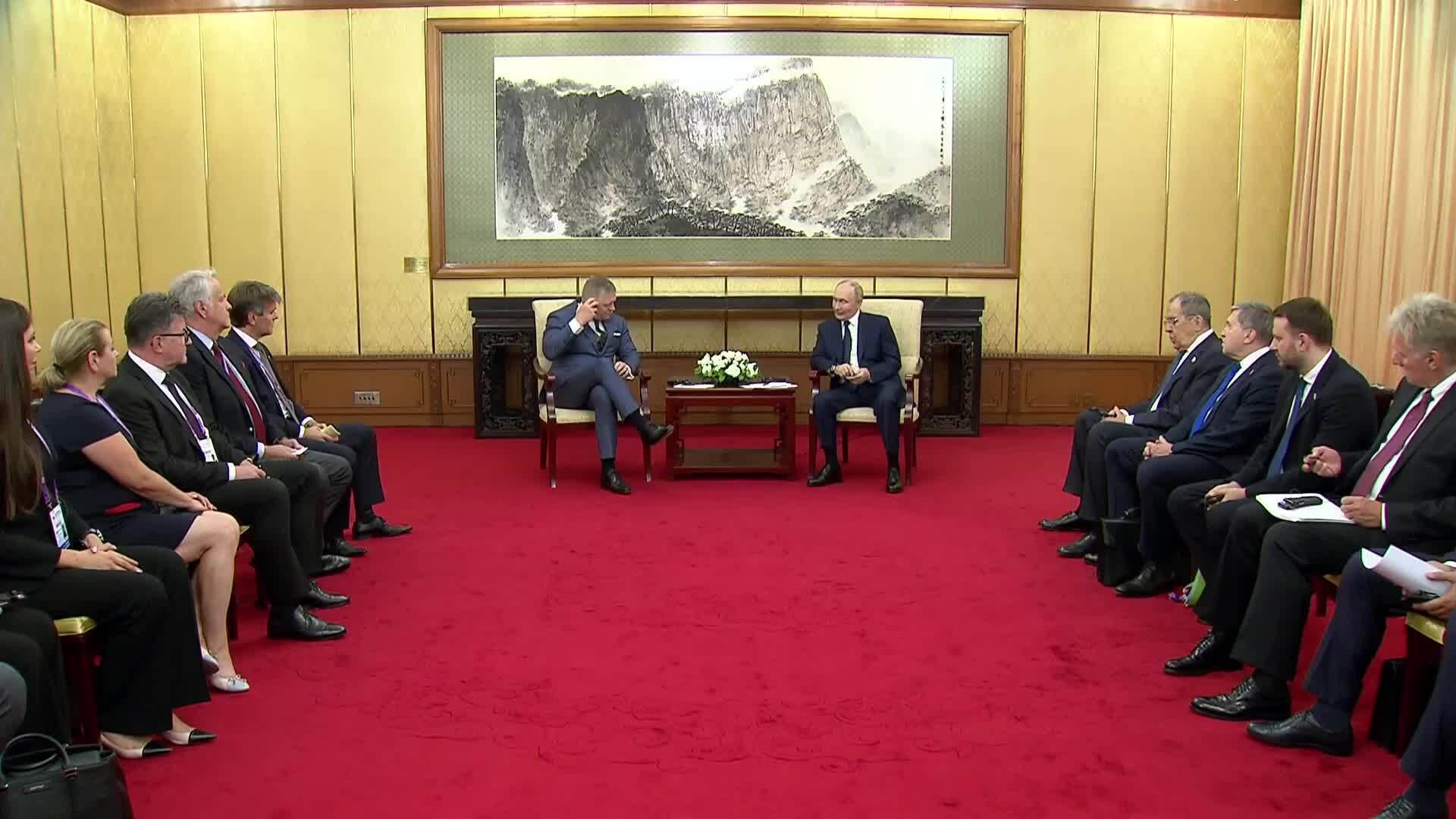 'If I'm alive, that's good enough!' - Putin jokes as Slovak PM Fico ...