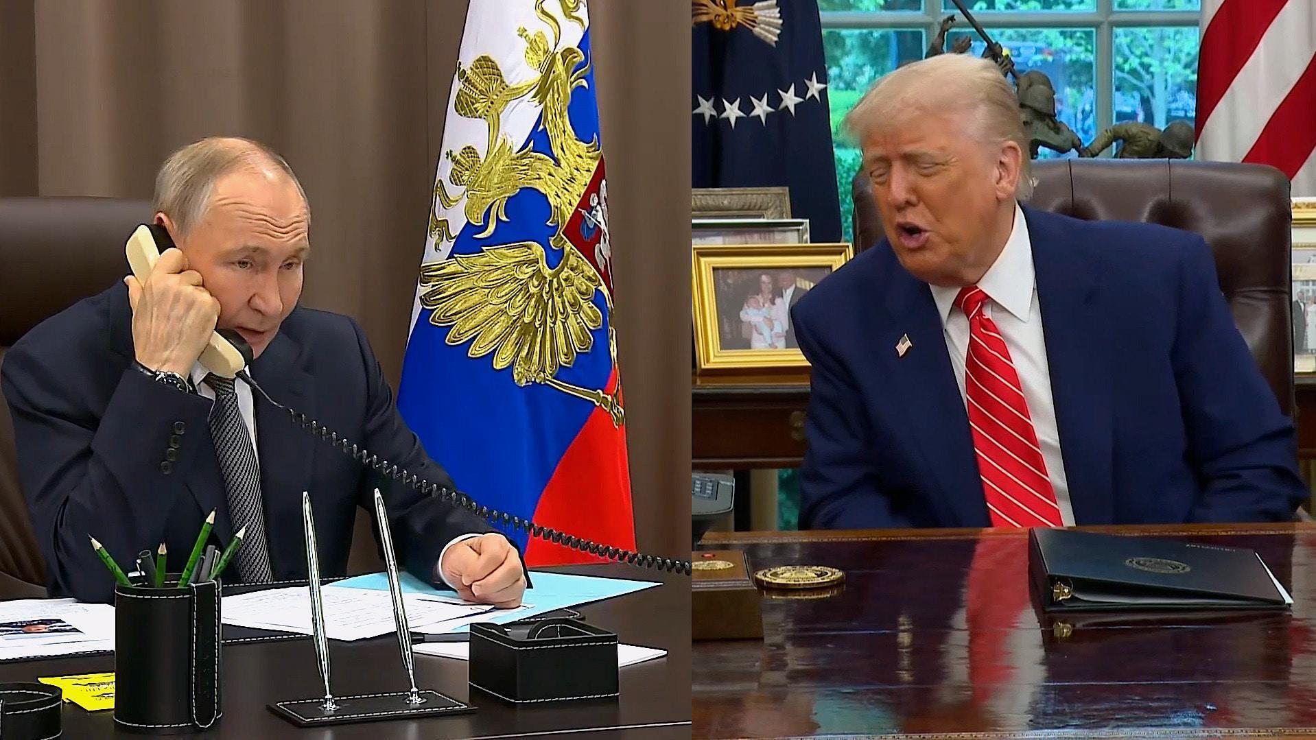 Putin-Trump call - Presidents hold landmark phone conversation after ...