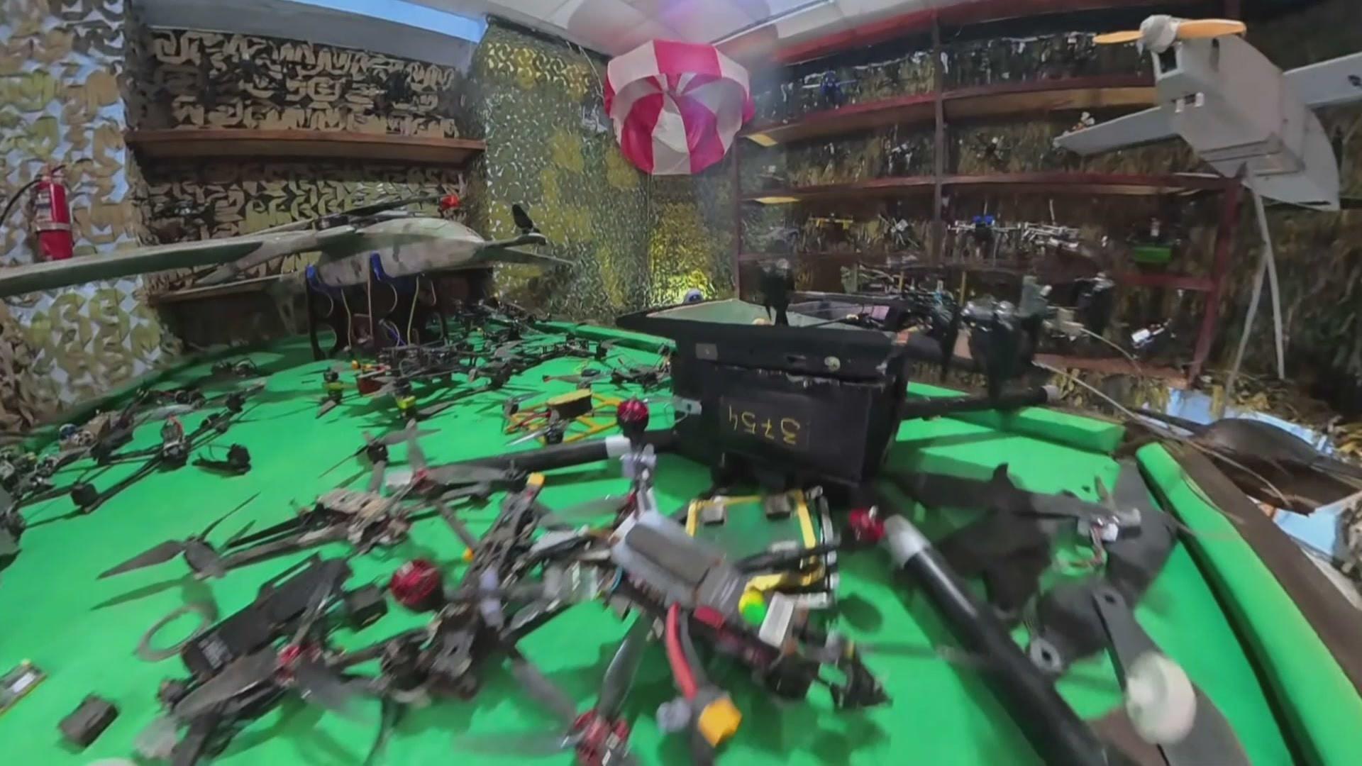 UAV treasure trove! - Russian unit opens museum of captured drones in ...