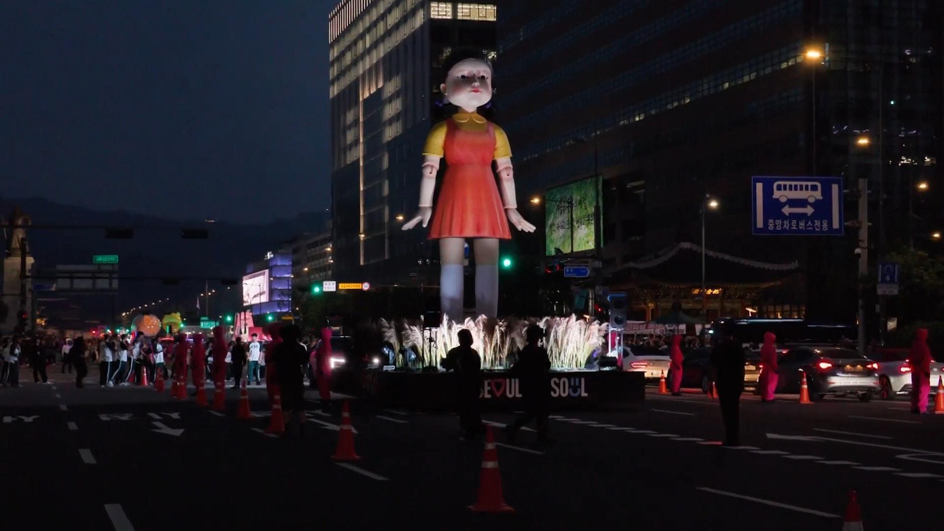 No elimination, just celebration - Squid Game takes over Seoul in ...