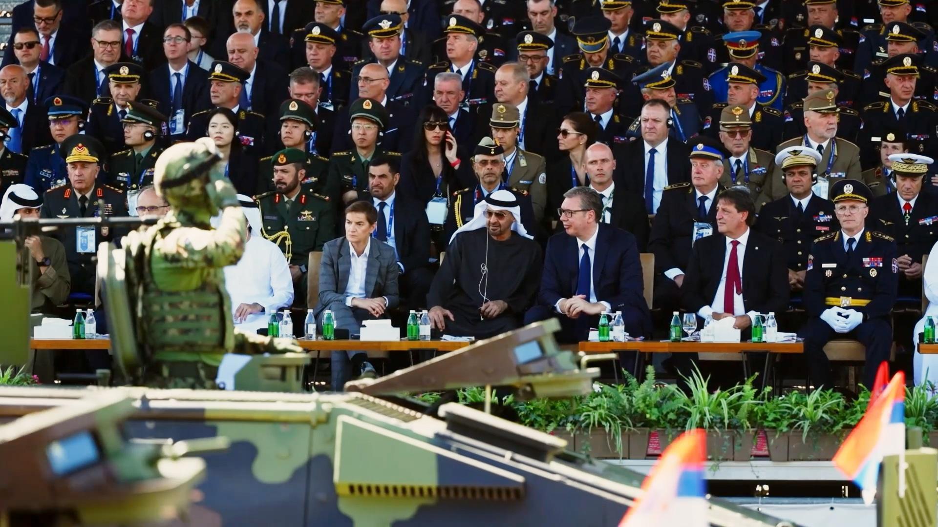 UAE, Serbian presidents attend military parade in Belgrade to mark ...