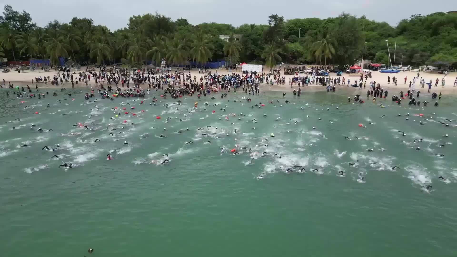 Swimming against the colonial tide! - Nearly 1,000 make a splash in ...