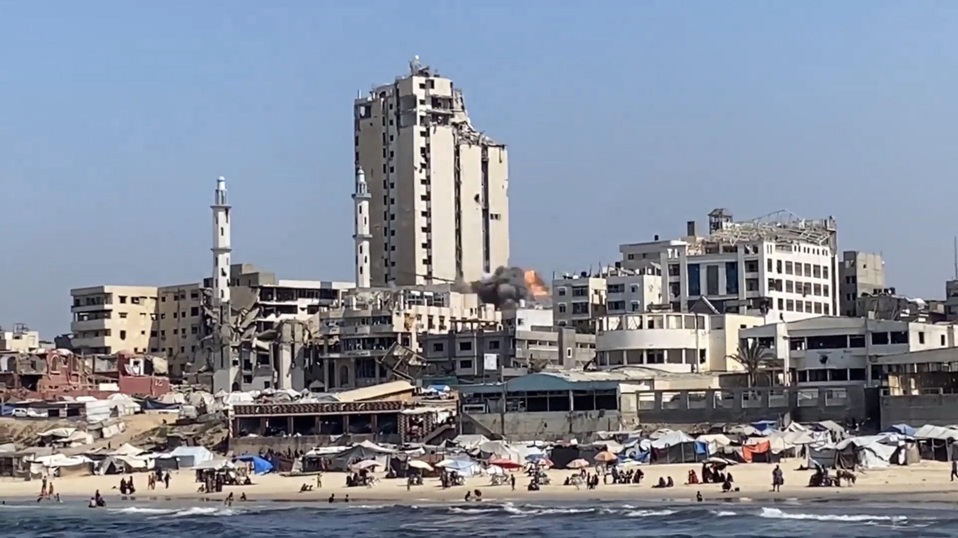 'A symbol of Gaza itself' - Israeli flattens Al-Ghafri tower, tallest ...