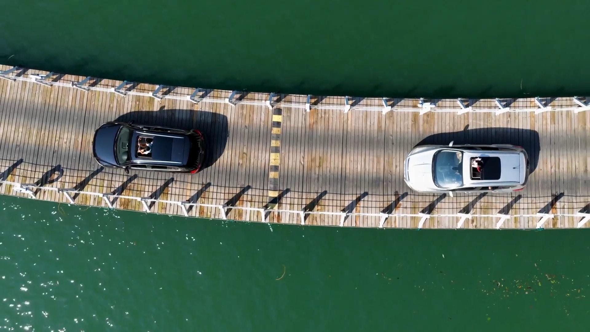 River cruising – Chinese motorists experience magic of driving on water at Shiziguan Floating ...