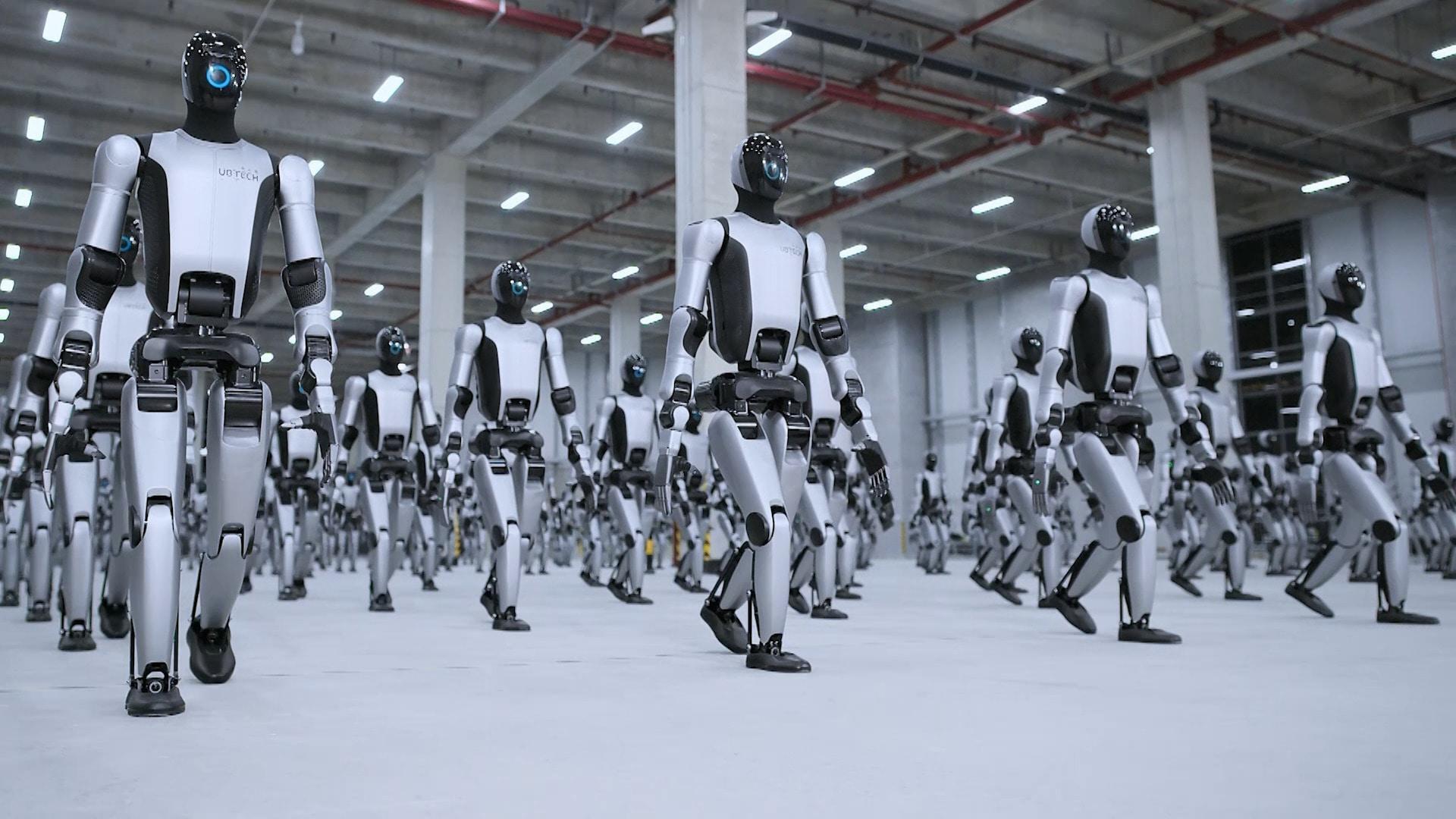 Robo-lutionary! - Hundreds of UBTech robots roll out in world's 'first ...