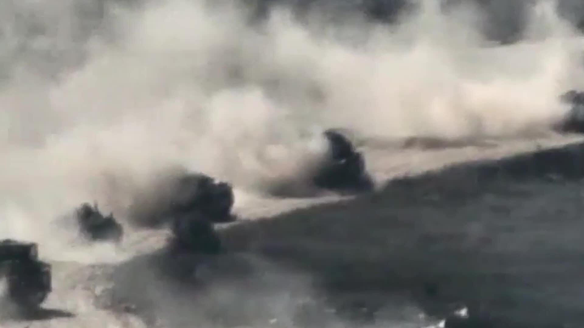 Gaza City under attack - Army footage as Israel launches major new ...
