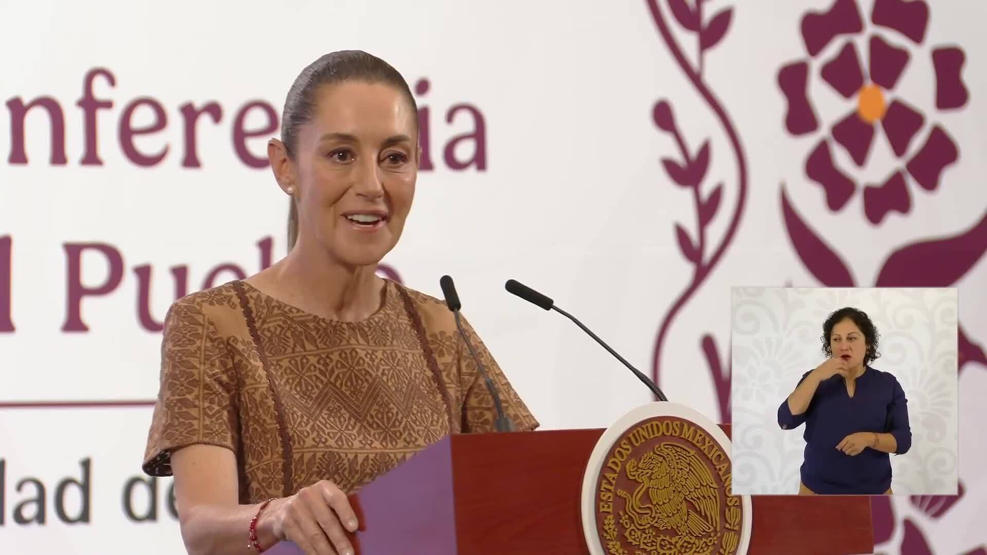 “He's focused on the poor, that's very good” - Sheinbaum welcomes new ...