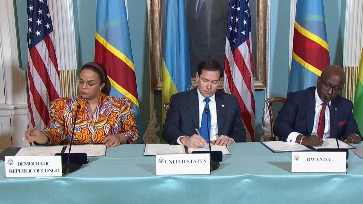 Sec Rubio hosts signing of 'win-win' peace declaration between DRC and ...