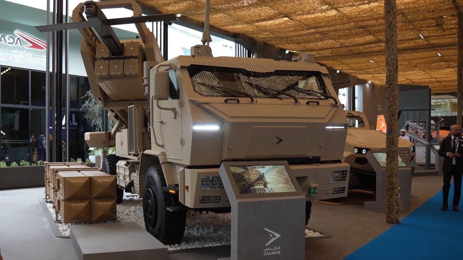 Locked and loaded! Calidus debuts UAE-made advanced military hardware ...