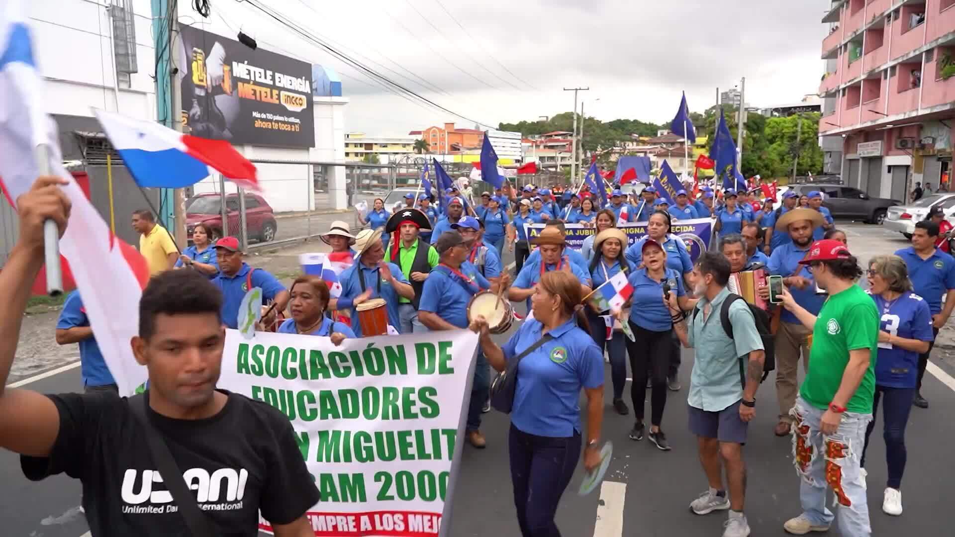 'No struggle, no victory!' - Thousands protest in Panama against ...