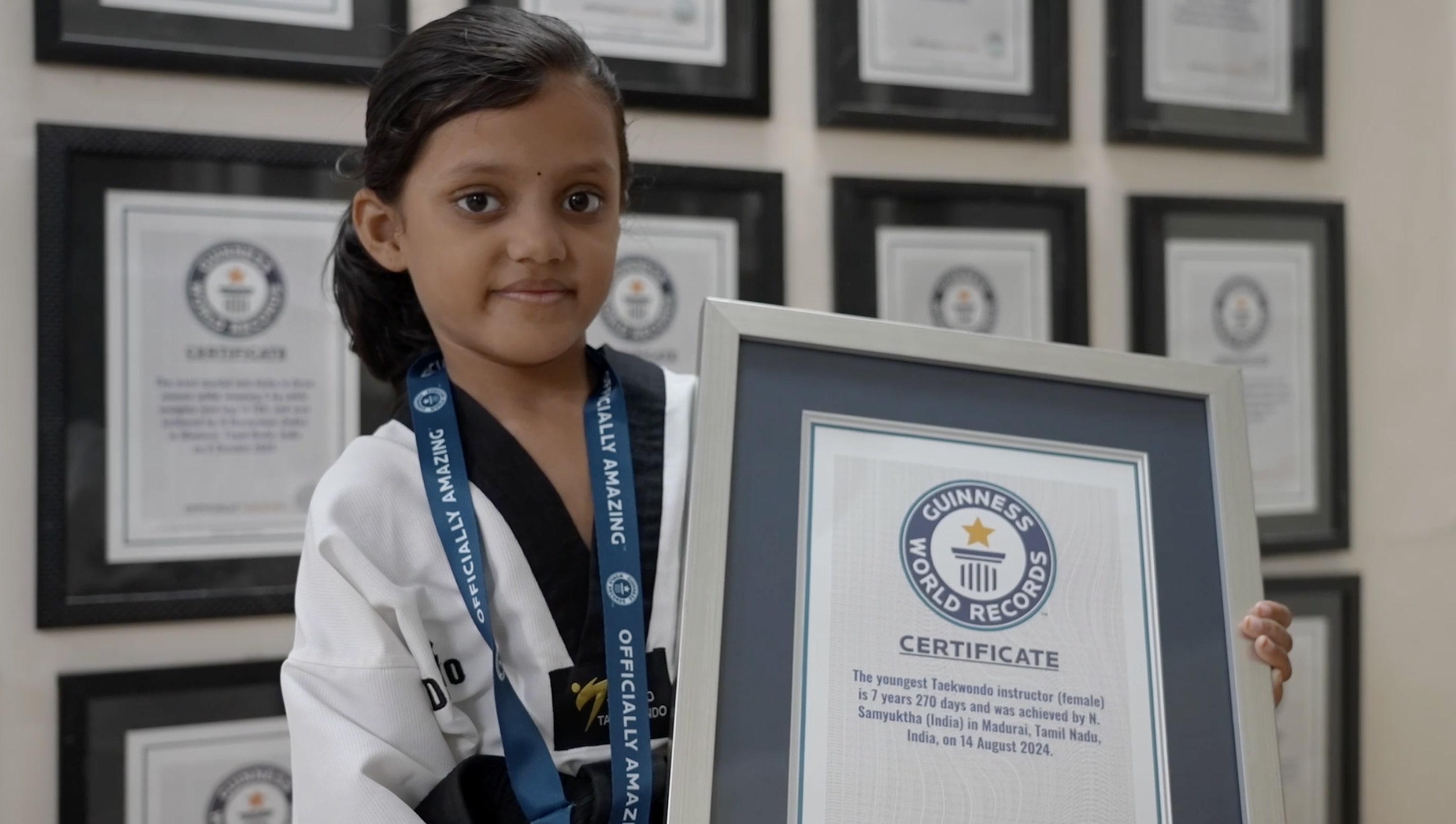 Meet world’s youngest taekwondo instructor! Indian girl, 7, shares ...