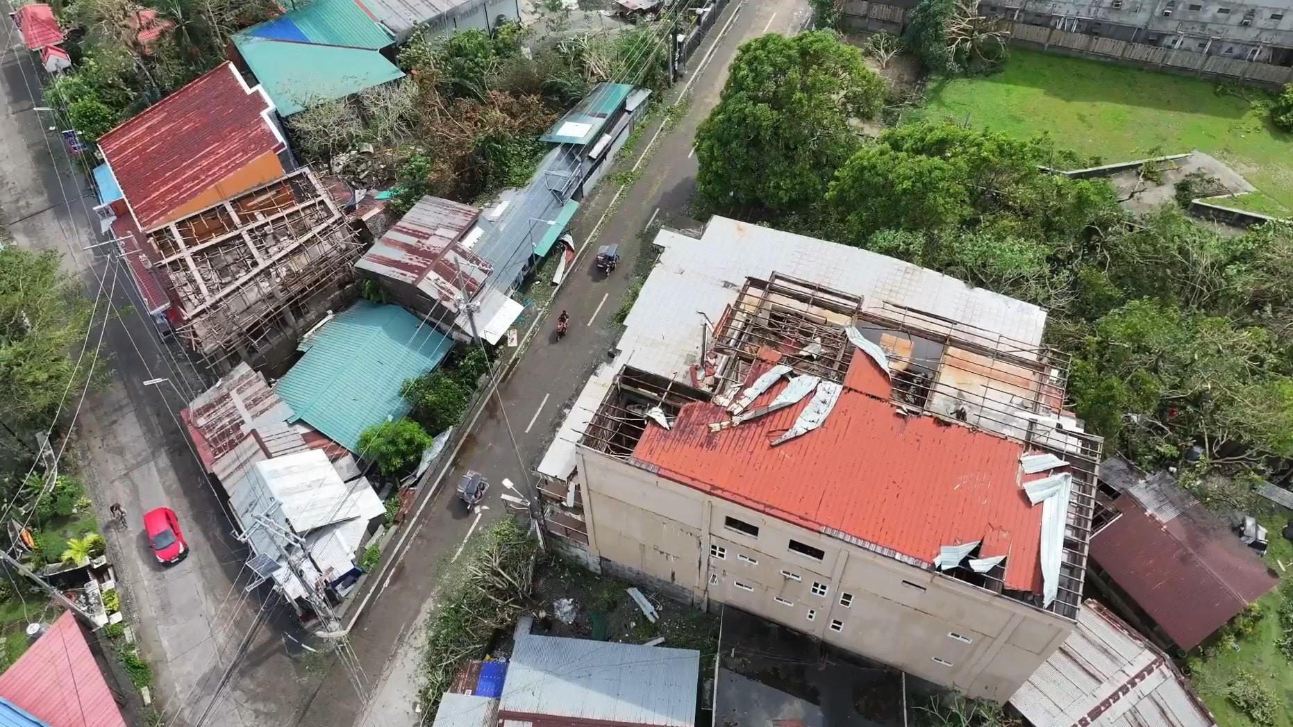 'Houses were shaking, it was really scary' - Drone captures aftermath ...