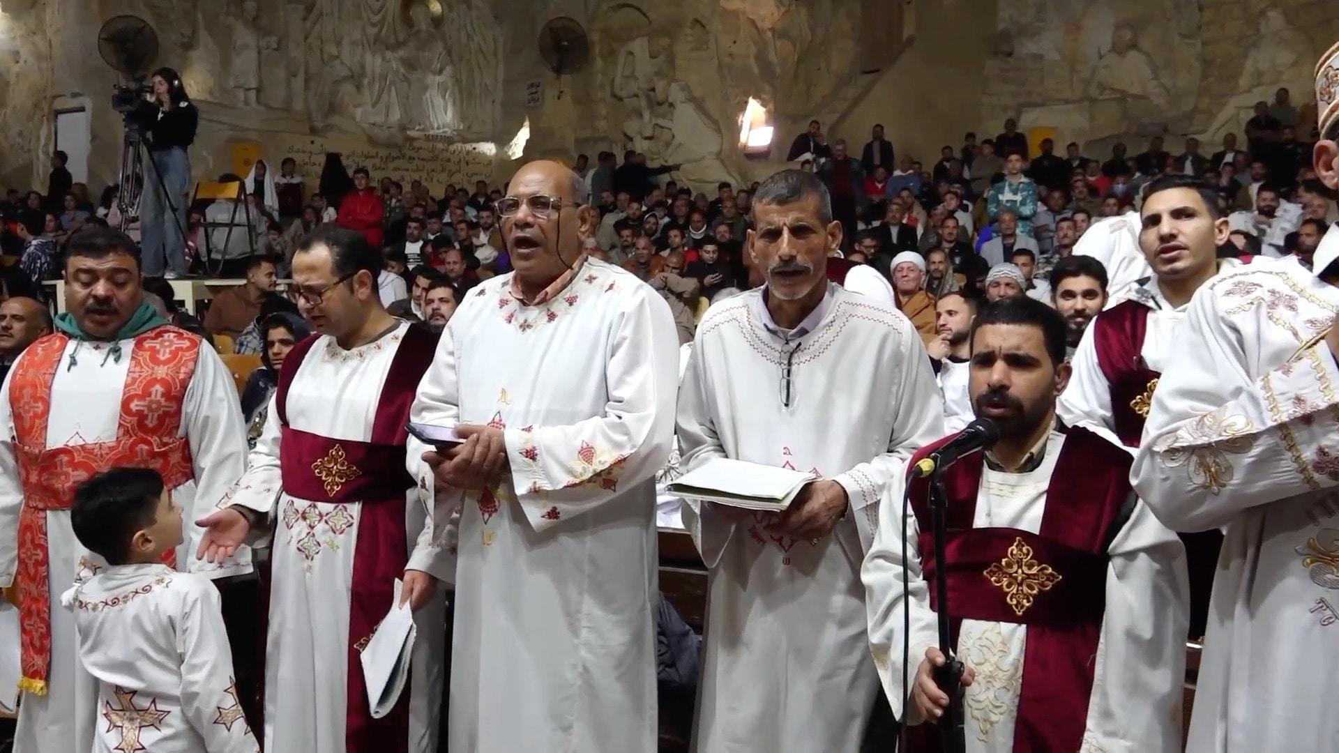 That's the spirit! Hundreds gather at Cairo's St. Simon Monastery to ...
