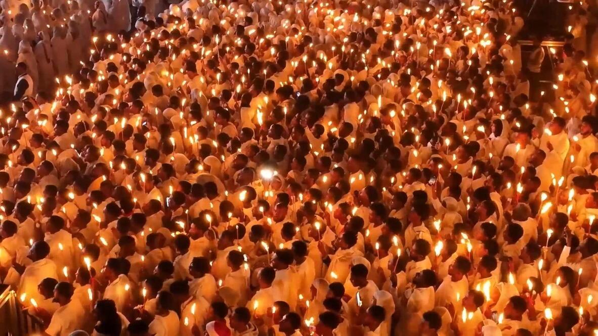 Thousands take part in Alafat Zemare to mark Christmas Eve at Addis ...
