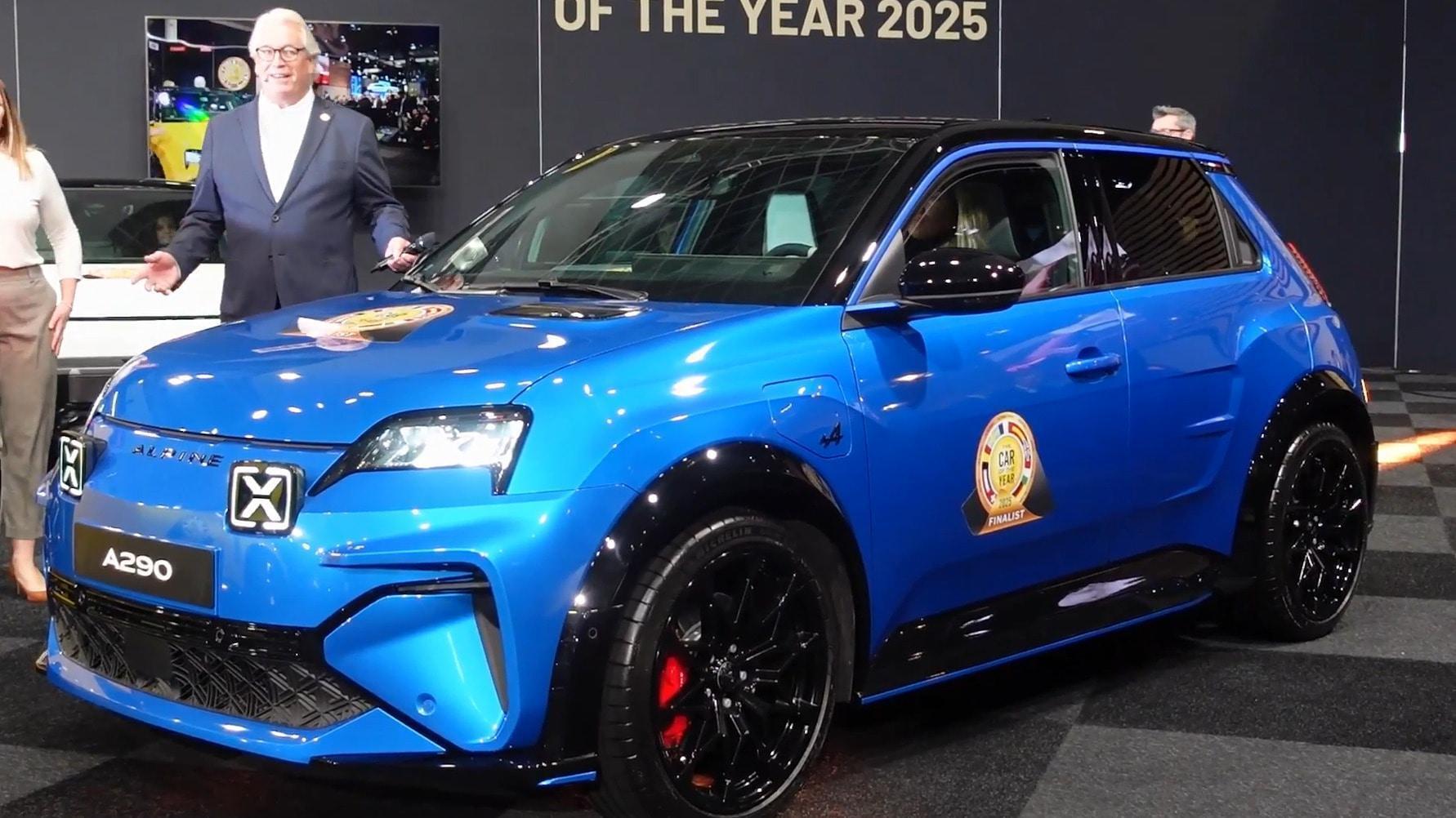 Va va vroom! Renault 5, Alpine A290 win Europe’s Car of the Year 2025 ...