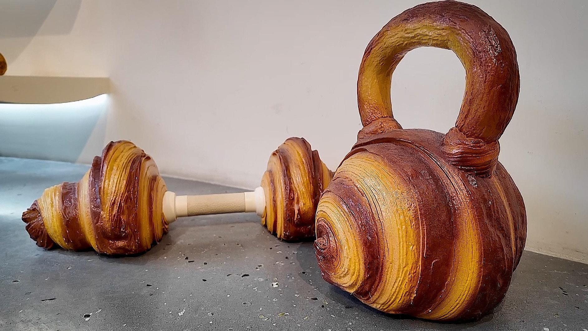 Where pastry meets pump! One-of-a-kind 'croissant gym' opens in ...