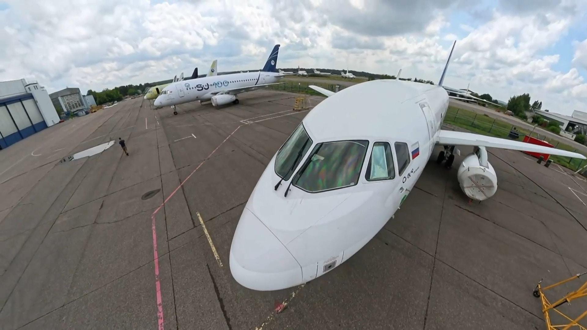 Russia's finest - Domestically-manufactured SJ-100 aircraft undergoes ...