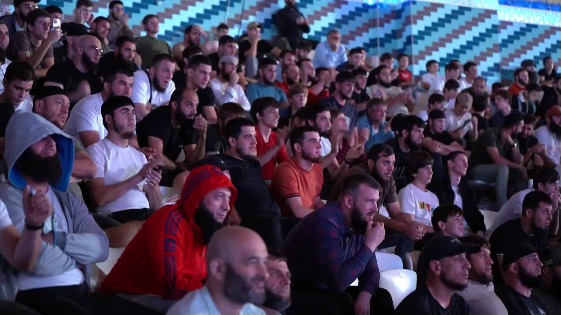 Chechnya cheers for Chimaev - UFC fans pack Grozny arena to watch live ...