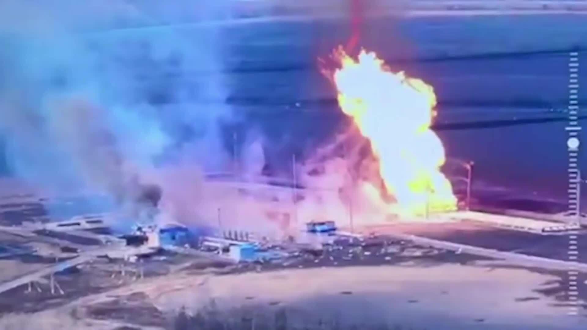 Blaze engulfs Sudzha gas metering station as Russian DefMin reports ...