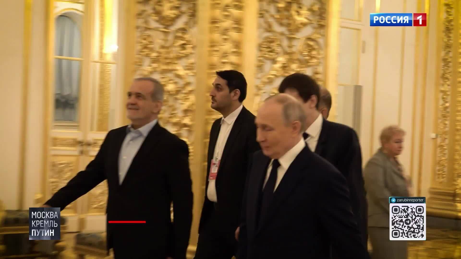 Memento more tea! Putin gifts Iran’s Pezeshkian traditional Russian tea ...