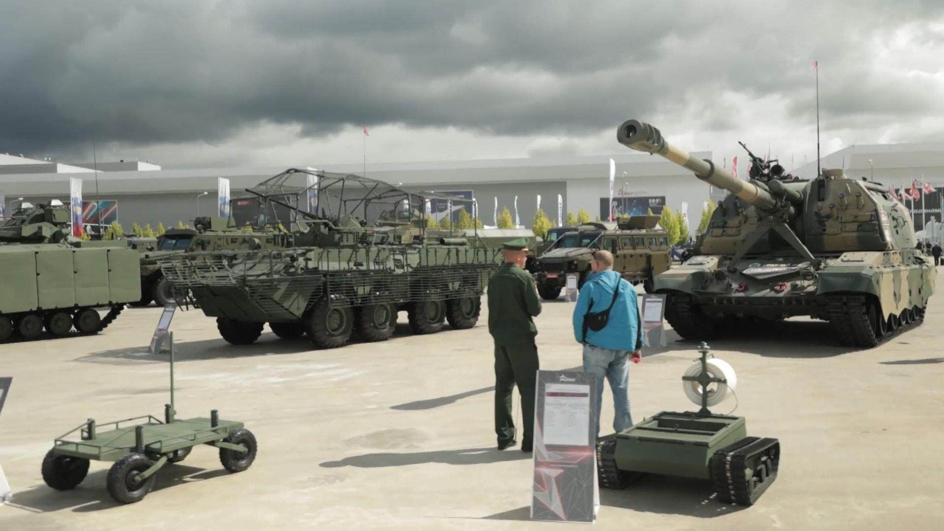 More than 28,000 exhibits on display at Army-2024 Military Forum in ...